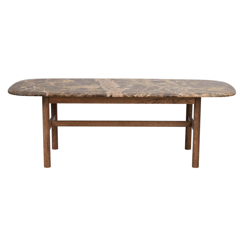 Hammond Soffbord 135x62 | Brun marmor - Möbelmästarna